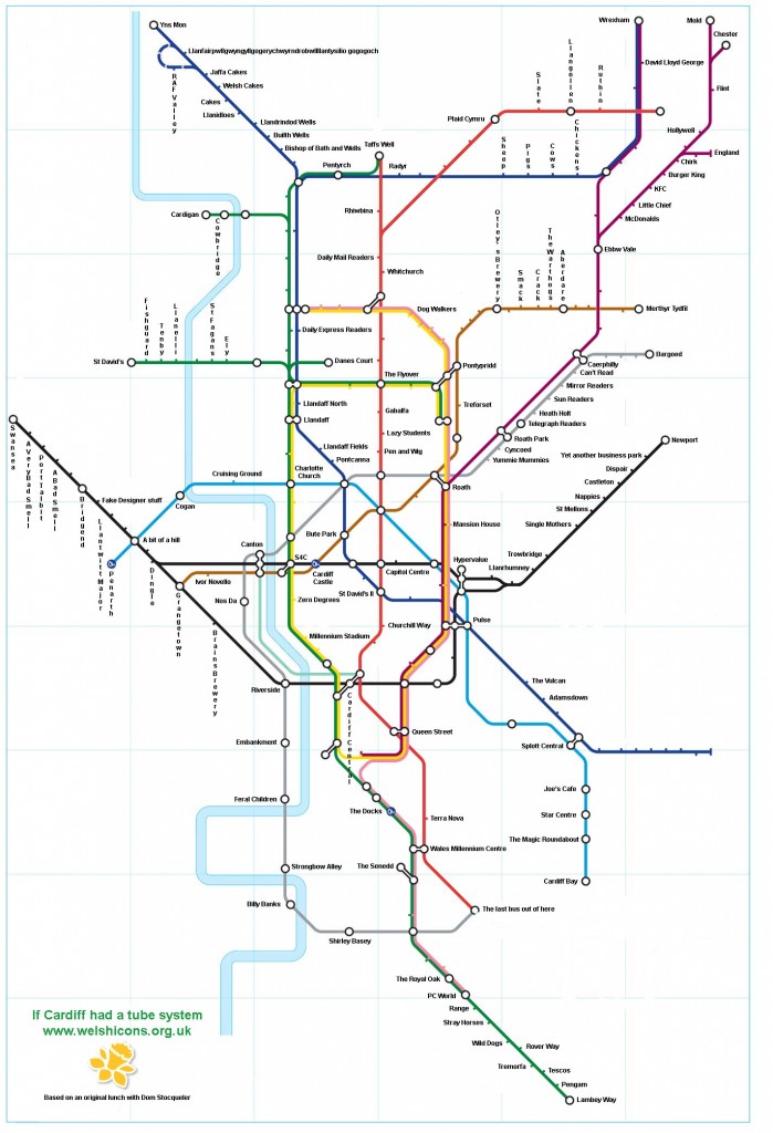 Welsh Icons News | If Cardiff had a tube system